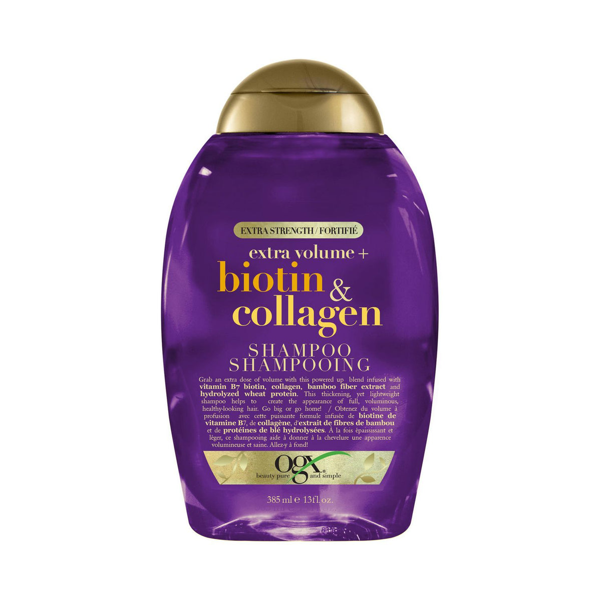OGX Biotin & Collagen Extra Strength Volumizing Shampoo | Rovea Beauty
